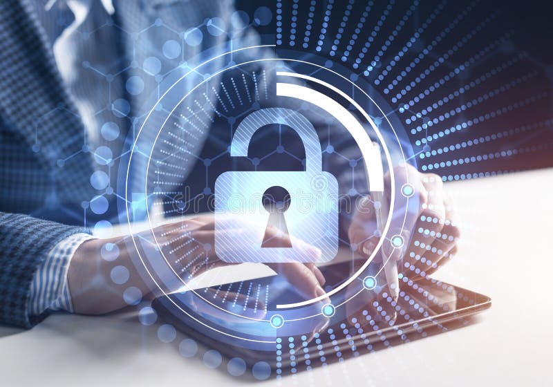 Computer Security and Information Technology Stock Image - Image of ...