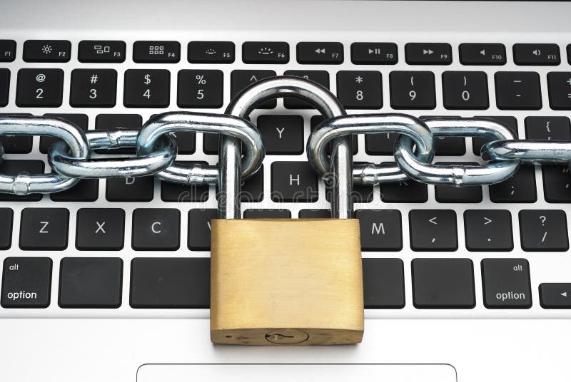 Computer internet security stock image. Image of lock - 39555813