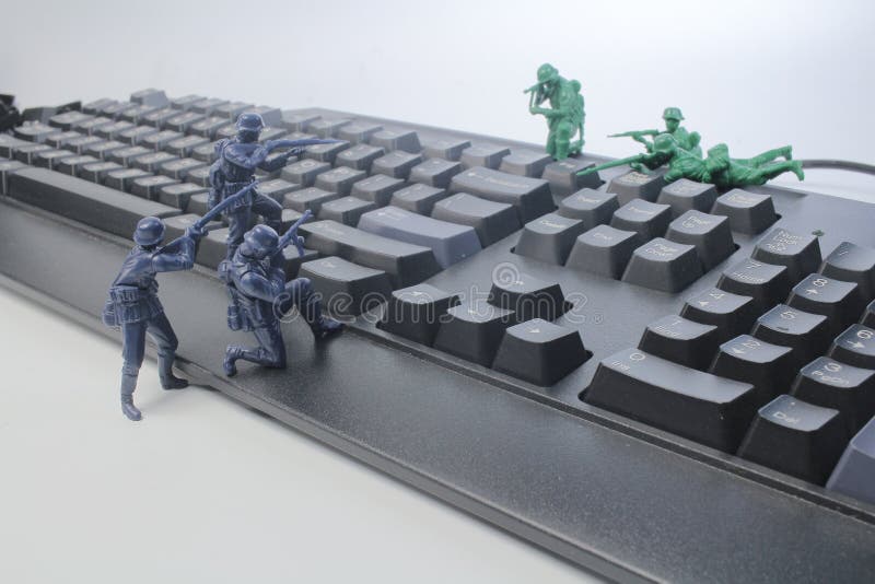 A Fun of Mini Figure Soldier at Display Stock Image - Image of mini ...