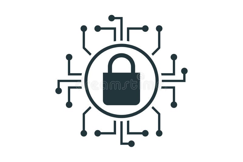 Computer Security Icon. Flat Style Element for Graphic Design. Vector ...
