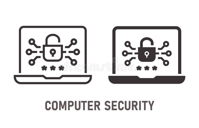 SSL Security Icon on White Background. Vector Illustration. Stock ...