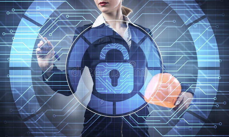 Computer Security and Information Technology Stock Photo - Image of ...