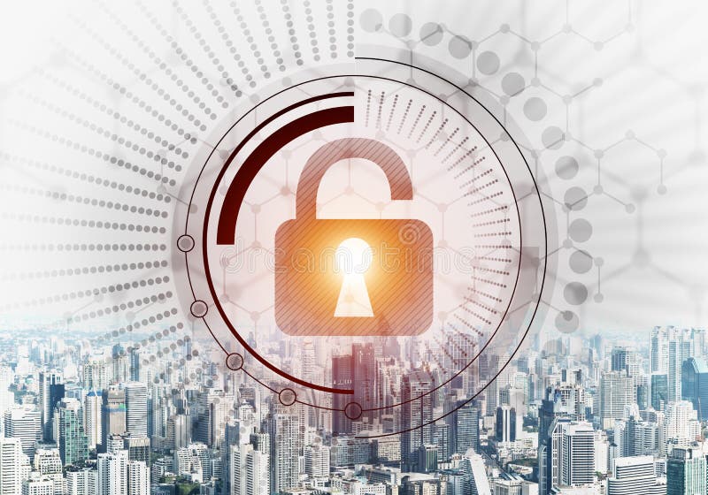 Computer Security and Information Technology Stock Image - Image of ...