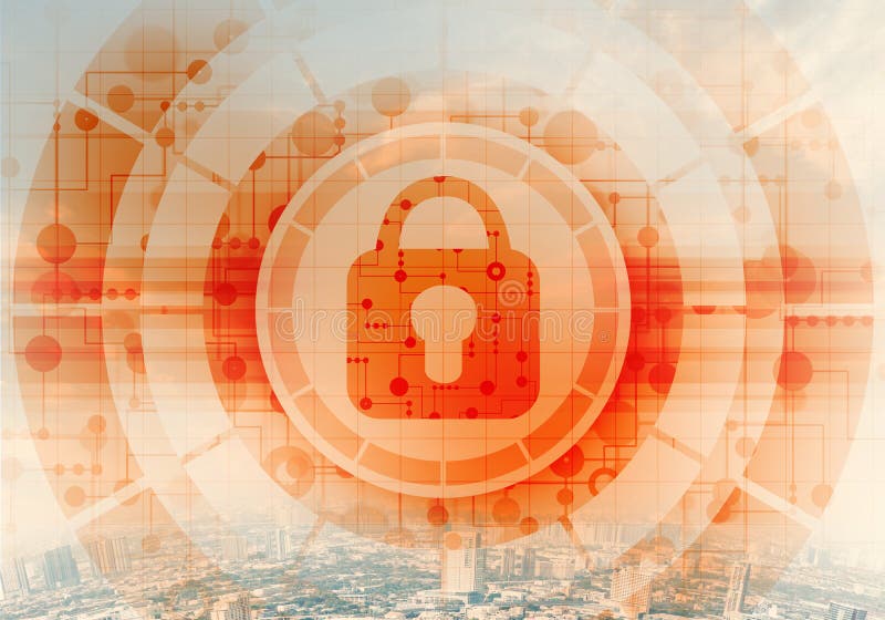 Computer Security and Information Technology Stock Image - Image of ...