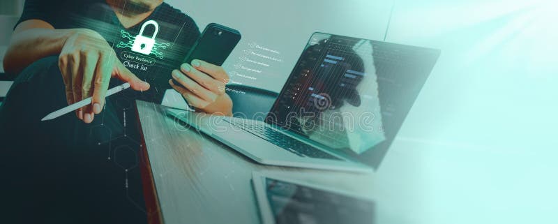 Computer Security Manager Working Smartphone Study CYBER RESILIENCE ...