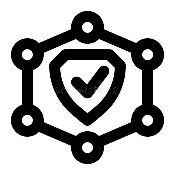 Security Architecture, Computer Security, Cyber Security Outline Icon ...