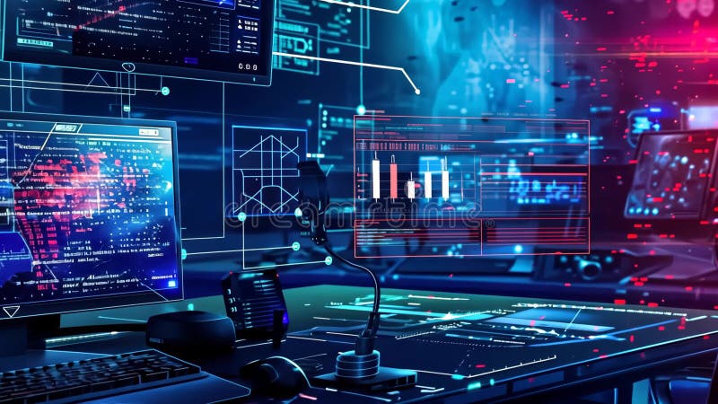 Computer Security System Detecting Cyberattack Stock Video Video Of