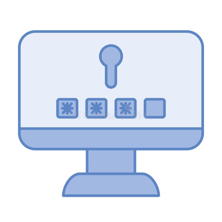 Computer Security Technology Stock Vector - Illustration of information ...