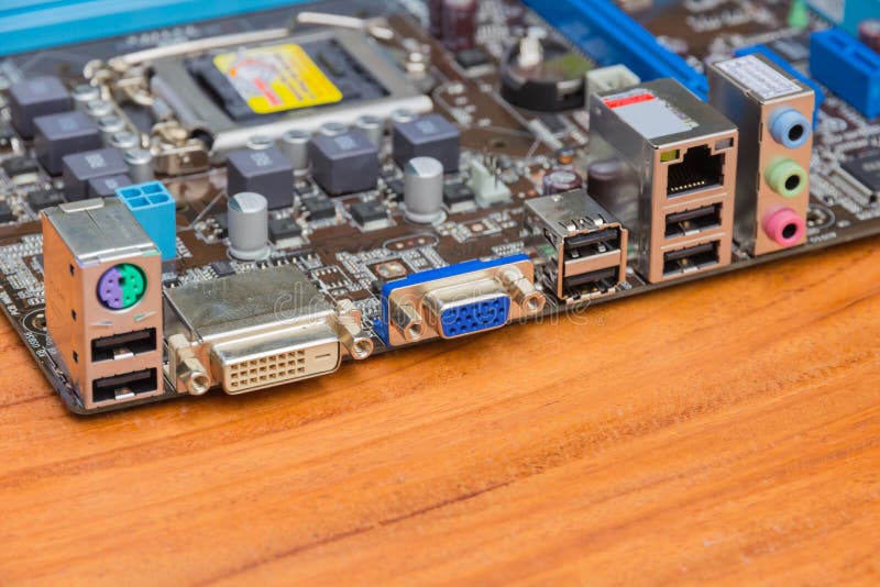 Computer Serial Port stock image. Image of port, computer - 28490217