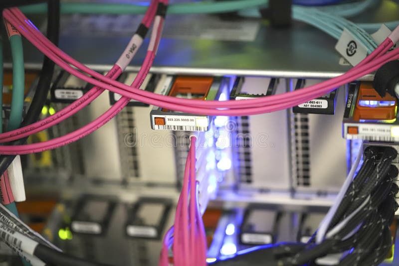 Server back stock photo. Image of center, cable, server - 35711876
