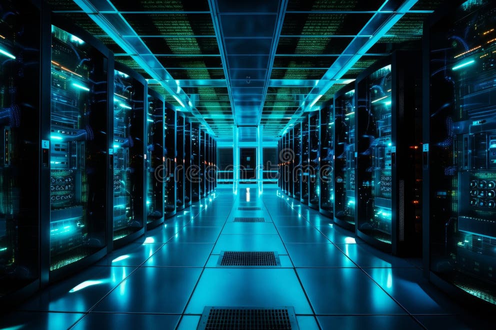 A Computer Server Farm Processing Data for Neural Network Training ...