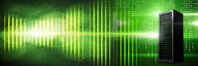 Computer Servers and Technology Information Interface Transition Stock ...