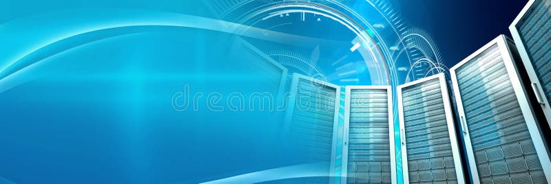 Computer Servers and Technology Information Interface Transition Stock ...