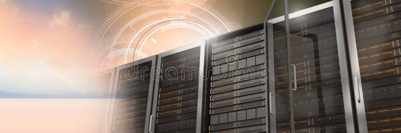 Computer Servers and Technology Information Interface Transition ...