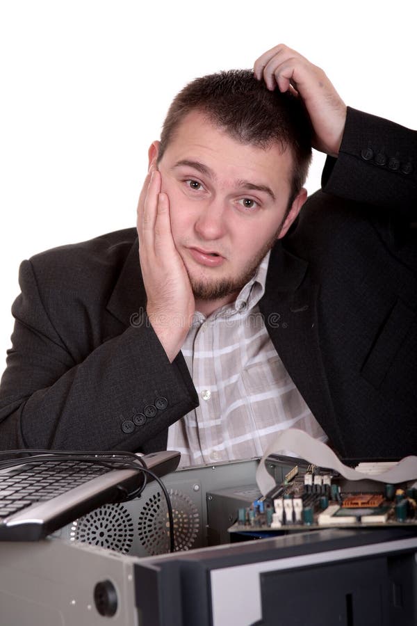 Computer service stock photo. Image of male, equipment - 11516894