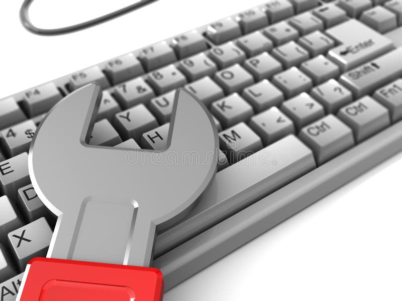 Computer service stock illustration. Illustration of copy - 15967534