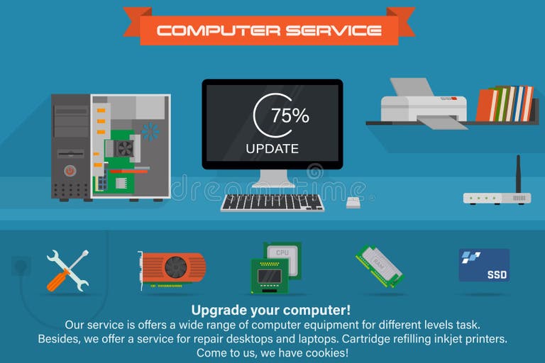 Computer Service Stock Illustrations – 440,707 Computer Service Stock ...