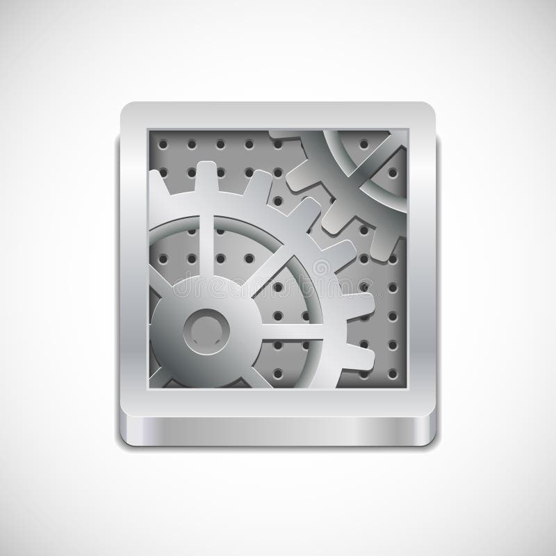 Computer settings icon stock vector. Illustration of applications ...