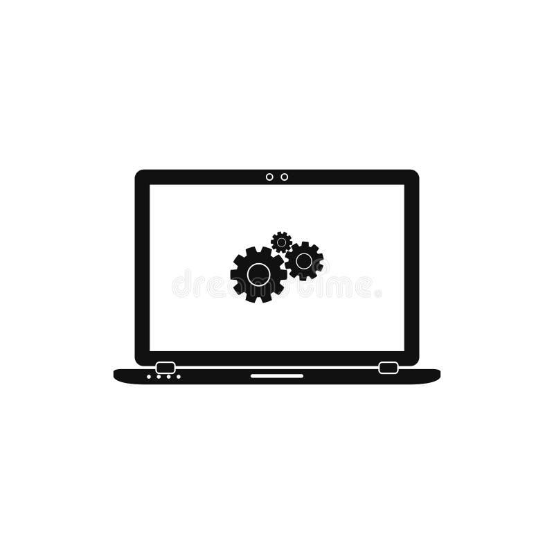 Computer Settings Icon. stock vector. Illustration of icon - 173759409