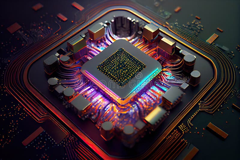 Computer Ship Macro Photo, Electronic Chip, Motherboard Part, Abstract ... Computer Ship Macro Photo, Electronic Chip, Motherboard Part, Abstract ...