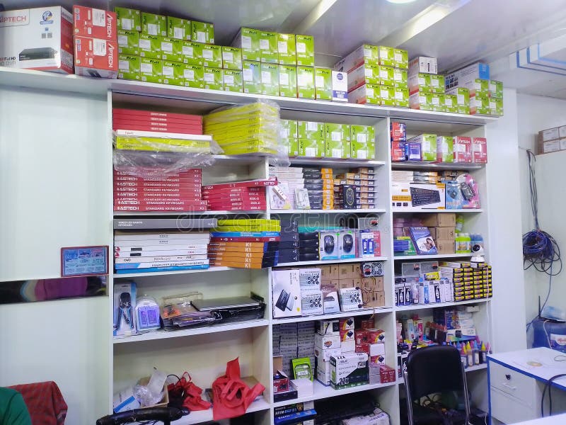 Computer Shop Image in Bangladesh Editorial Stock Photo - Image of ...