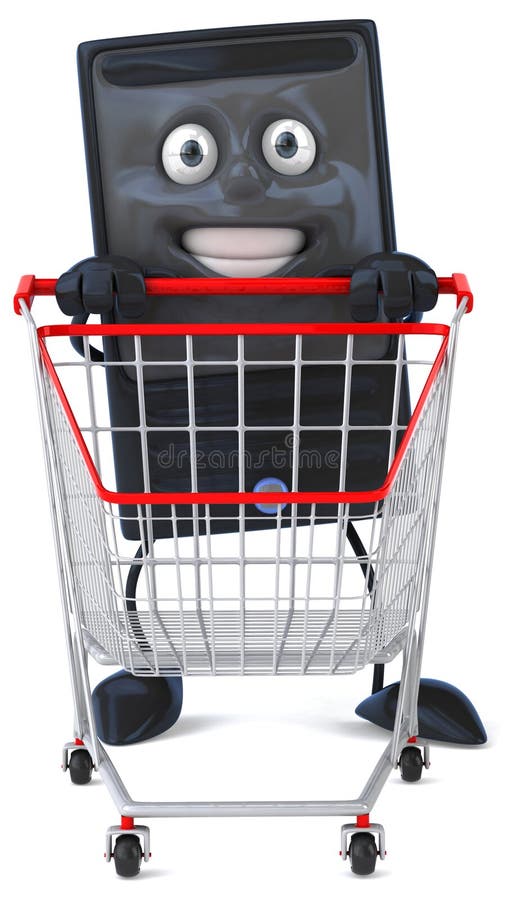 Computer shopping stock illustration. Illustration of hardware - 14035028