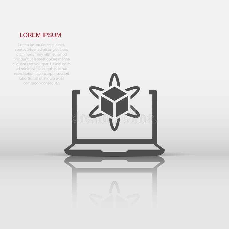 Computer Simulation Icon in Transparent Style. Vr Device Vector ... Computer Simulation Icon in Transparent Style. Vr Device Vector ...