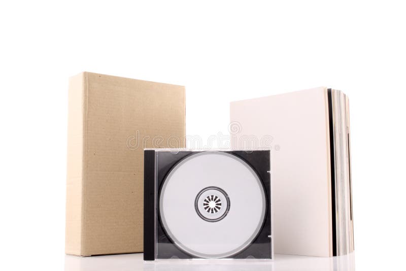 Computer Software Box and Manual Stock Photo - Image of network ...