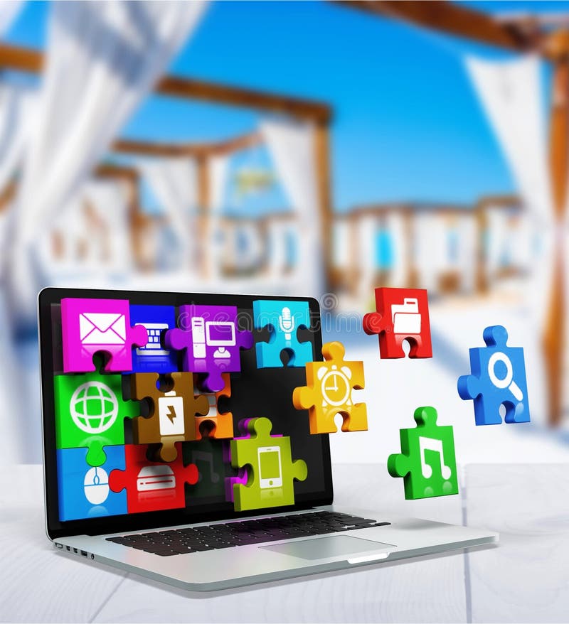 Computer software stock photo. Image of application - 118942196