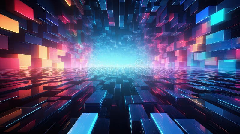 Computer Software Digital Background Stock Illustration - Illustration ...