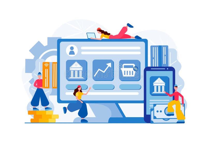 Computer Software for Financial Transactions and Online Banking Stock ...