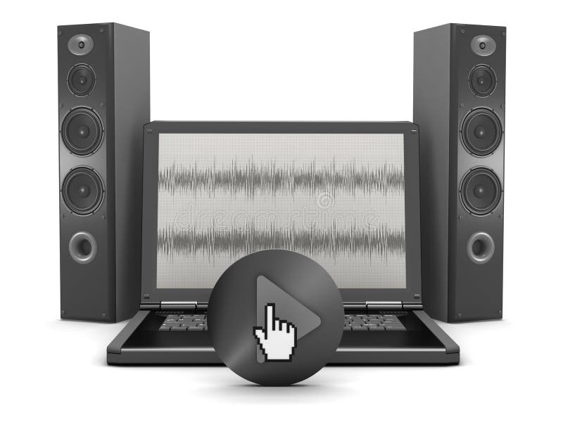 Computer Sound Card stock illustration. Illustration of green - 94772674