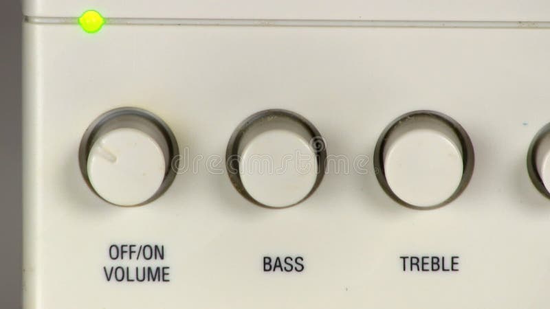 Volume knob adjustment 2 stock video. Video of electrical - 346703715