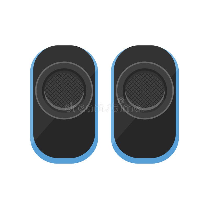 Computer Speakers Illustration Stock Vector - Illustration of ...