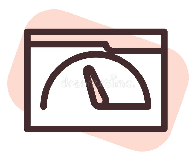 Computer speed, icon stock vector. Illustration of white - 259396016