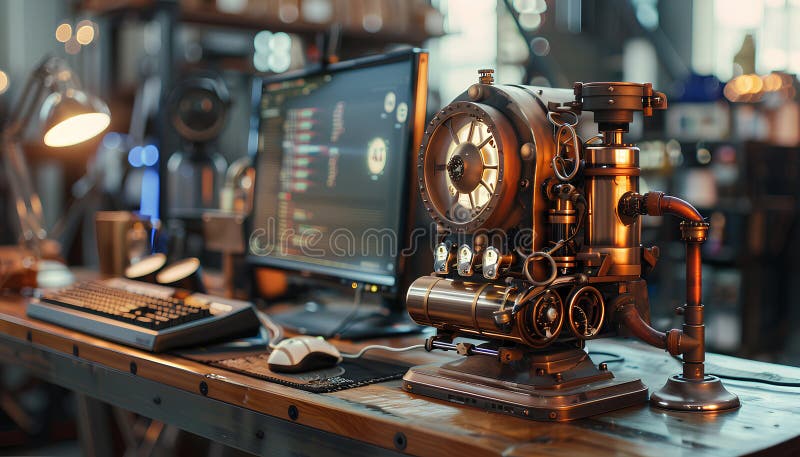 Computer Steampunk Stock Illustrations – 3,219 Computer Steampunk Stock ...