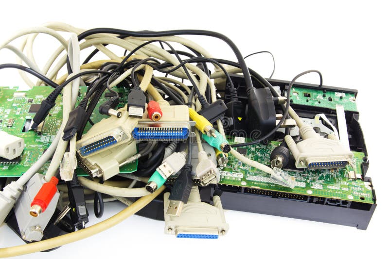 Computer-Stecker stockbild. Bild von seilzug, netz, vernetzung - 46158923