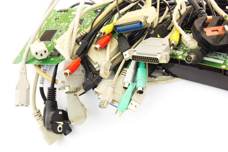 Computer-Stecker stockbild. Bild von seilzug, netz, vernetzung - 46158923