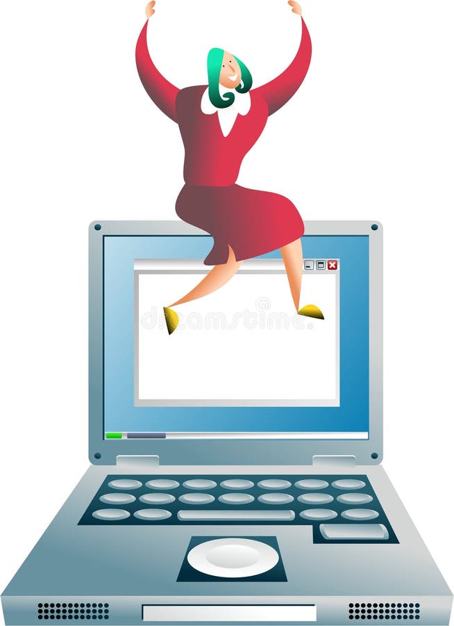 Laptop kid stock illustration. Illustration of toddlers - 940188