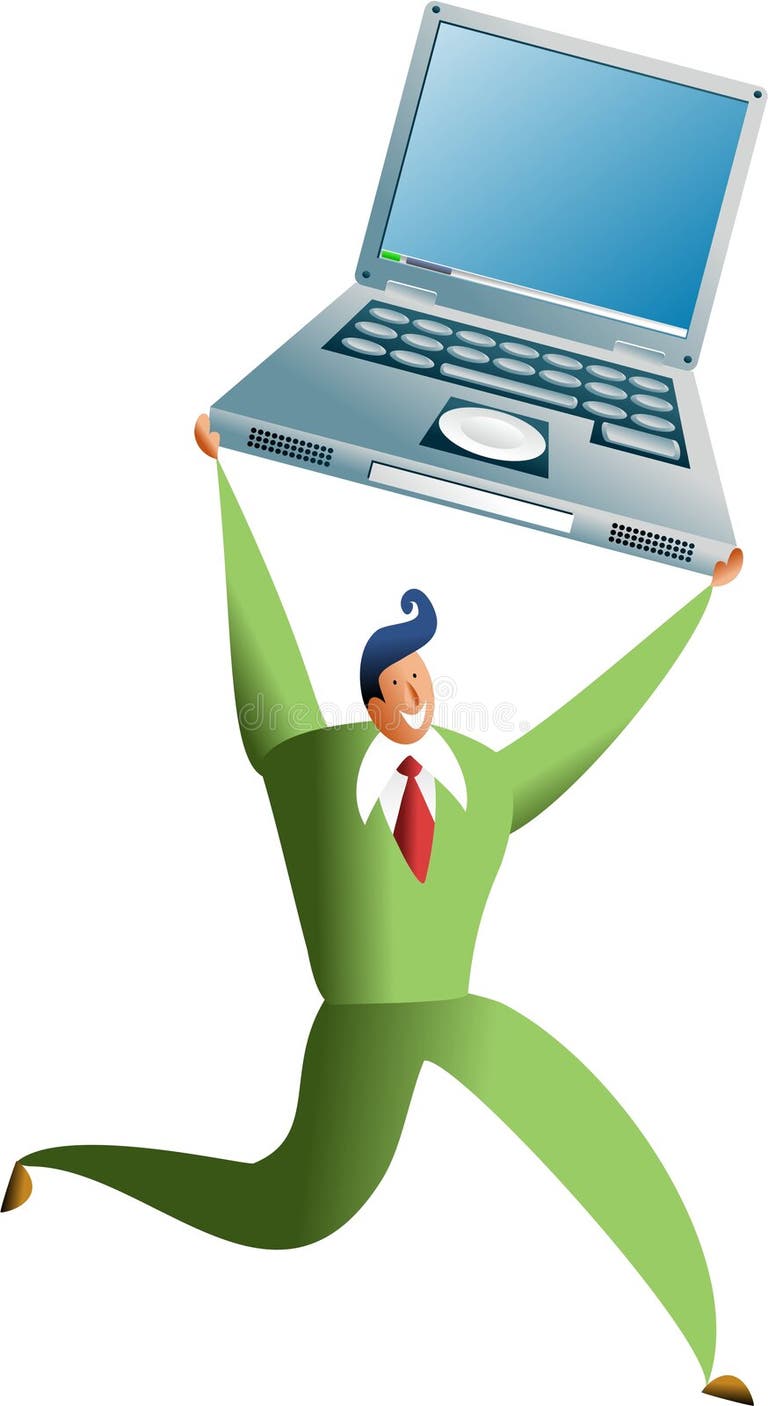 Carrying Desktop Computer Stock Illustrations – 123 Carrying Desktop ...