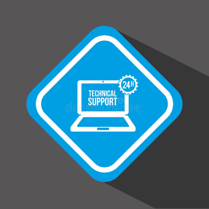 Computer support stock vector. Illustration of sign, icon - 50892407