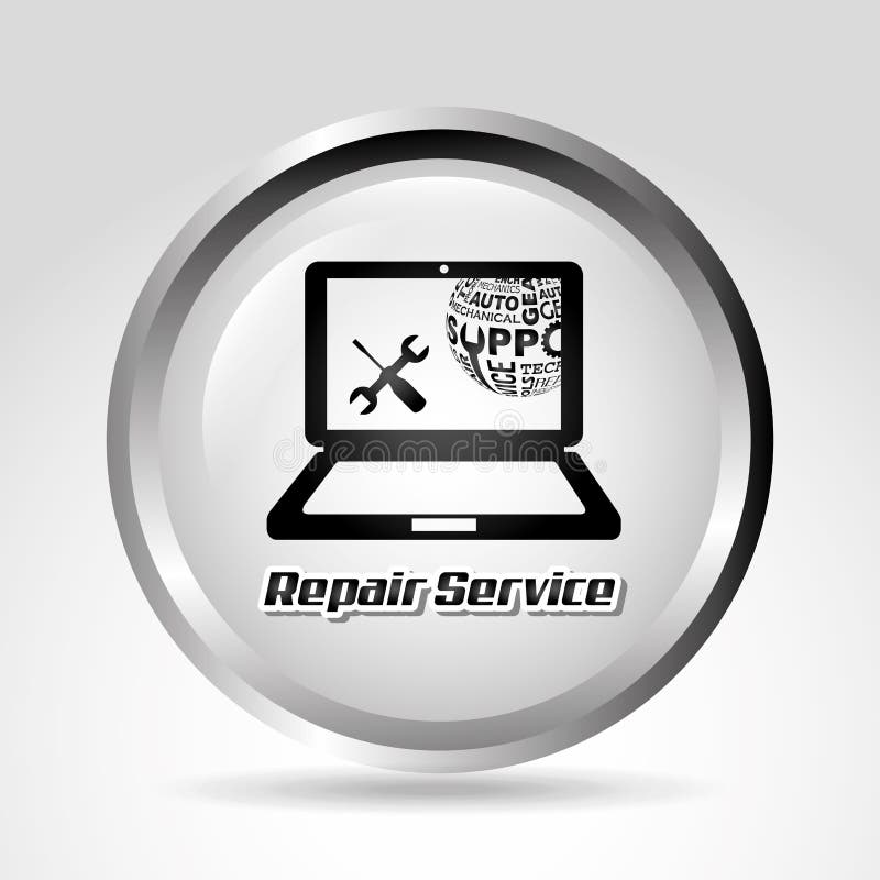 Computer support stock vector. Illustration of repair - 50892540