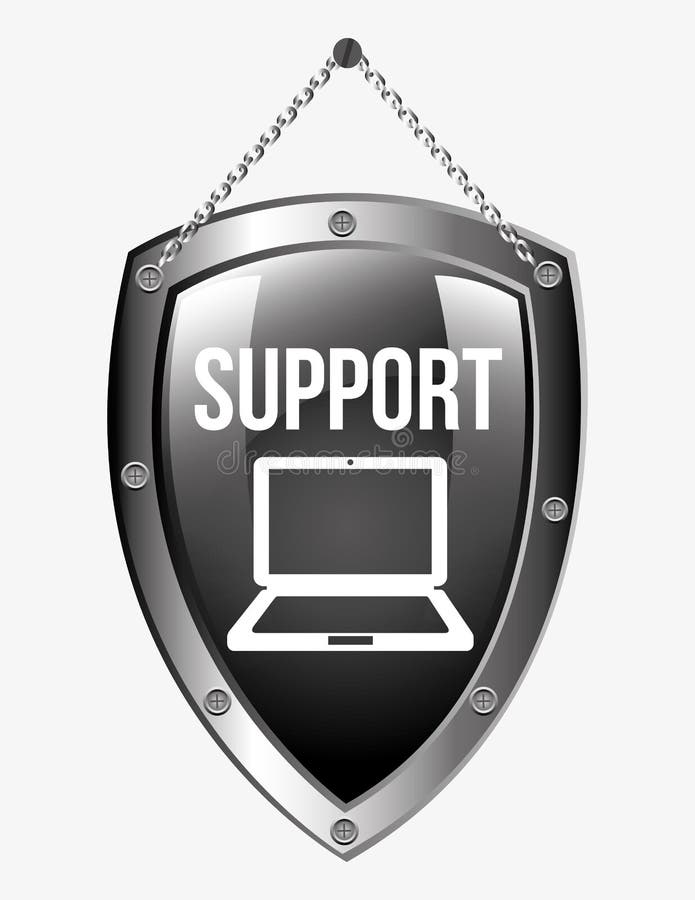 Computer support icons stock illustration. Illustration of repair - 6479884