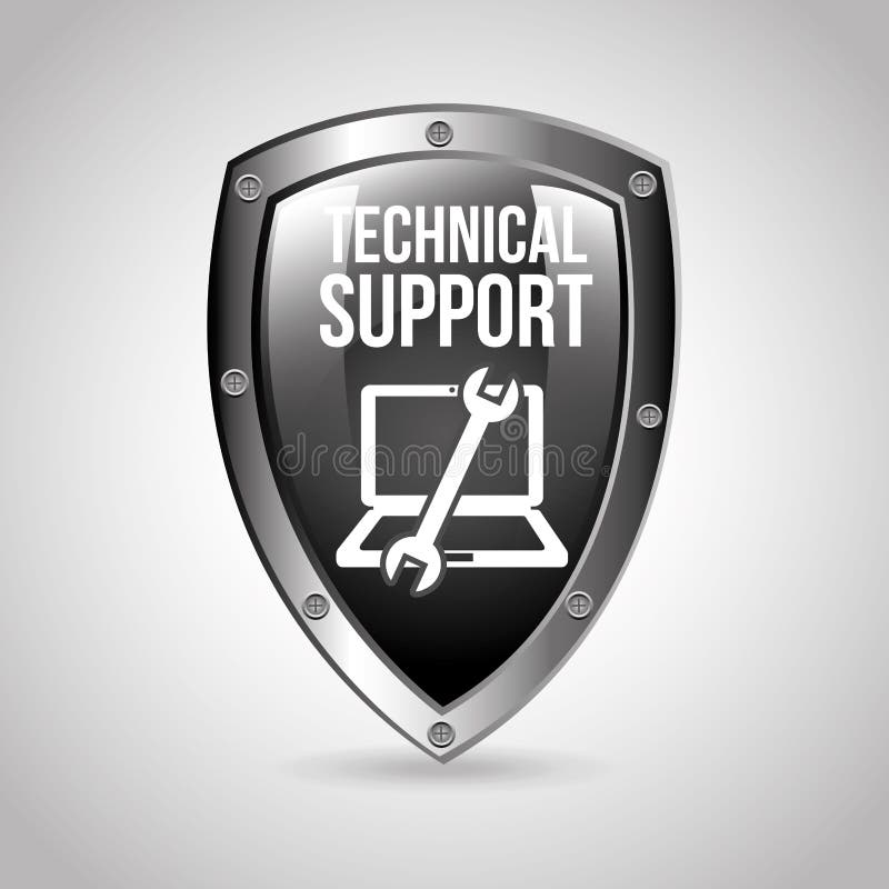 Computer support icons stock illustration. Illustration of repair - 6479884