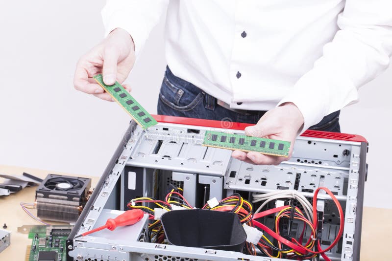 Computer support engineer stock photo. Image of expertise - 20830308