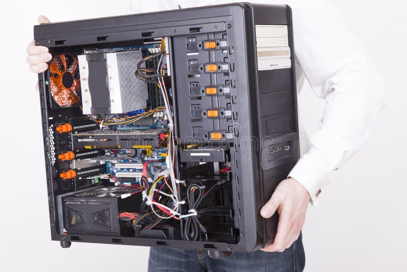 Computer support engineer stock photo. Image of expertise - 20830308