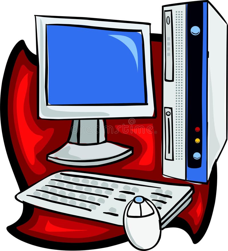 Computer system stock illustration. Illustration of technology - 442421