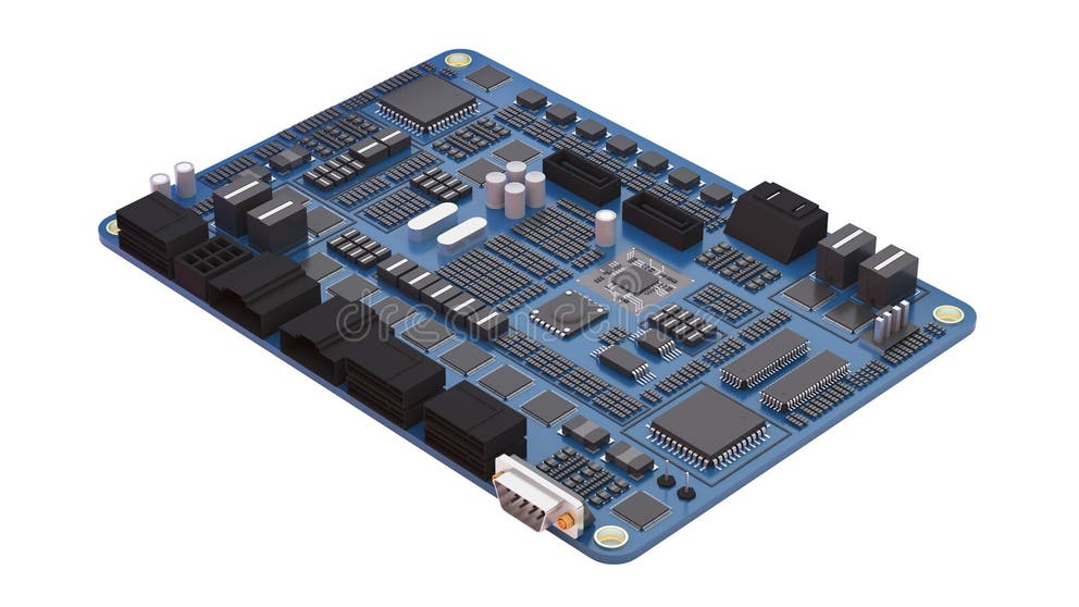 Computer System Connection Point,Abstract Technology of Central Processing Unit,working ...