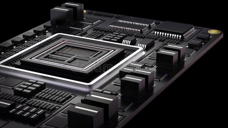 Computer System Connection Point,Abstract Technology of Central ...