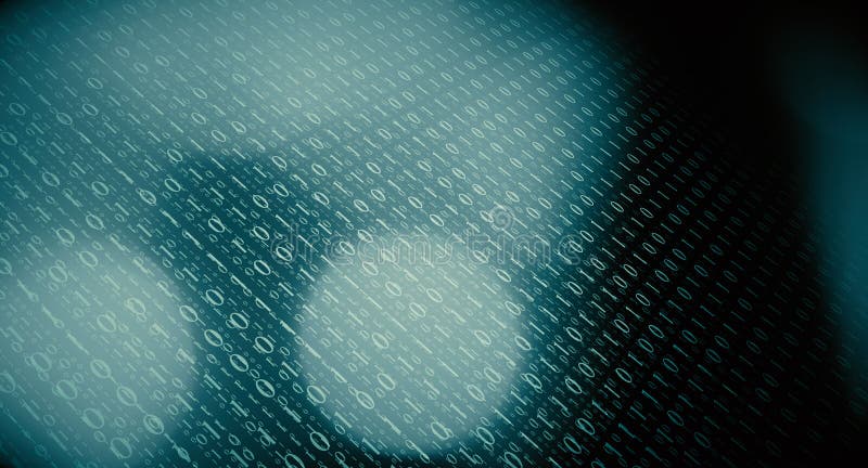 Computer system numbers stock illustration. Illustration of matrix ...